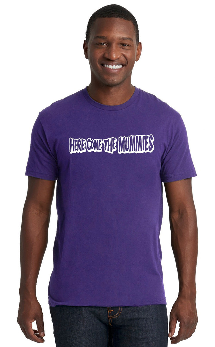 HCTM Logo Tee (Red, Purple, or Navy) – Here Come The Mummies