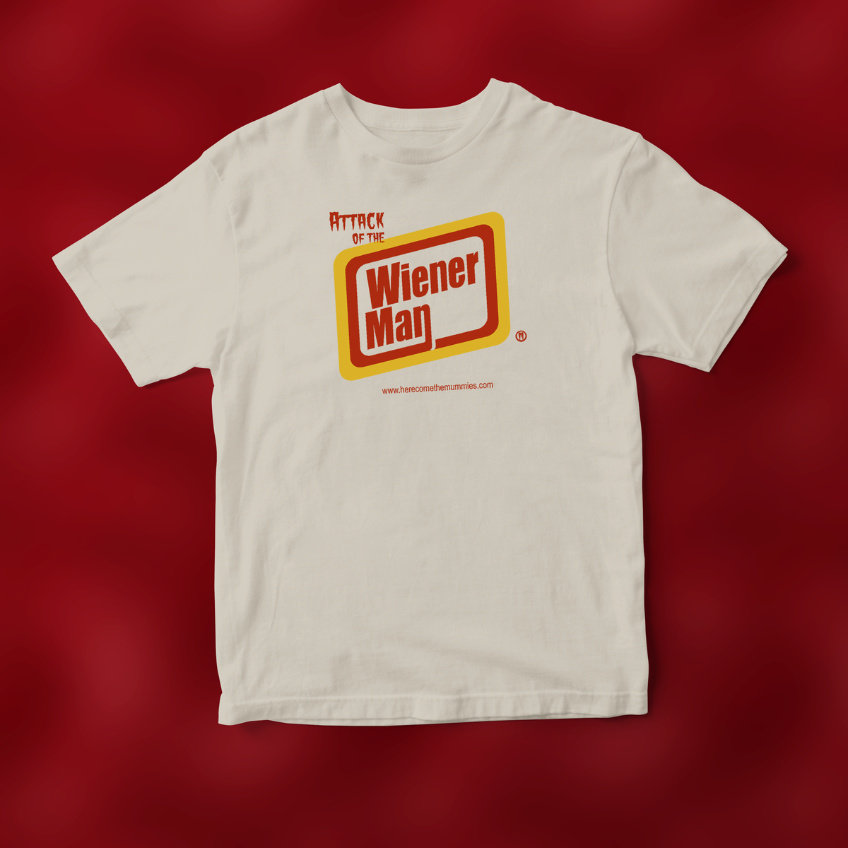 Wiener Man T-shirt – Here Come The Mummies